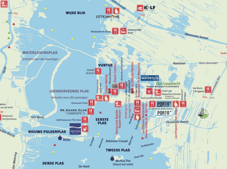 Sloepenroute Loosdrecht | Vaarroutes & Inspiratie | Waterkaarten